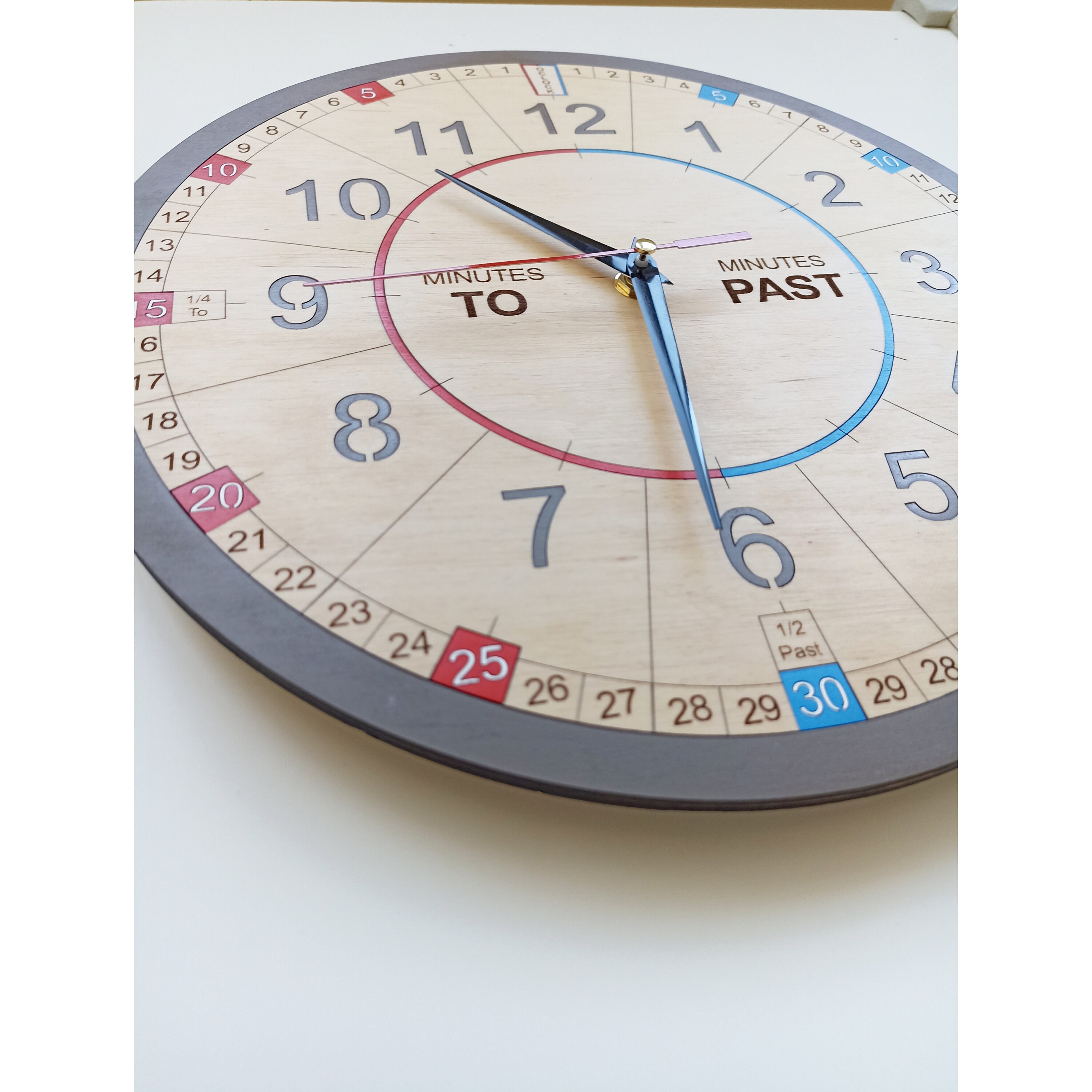 Learn to Tell the Time Clock for Children Educational Learn - Etsy