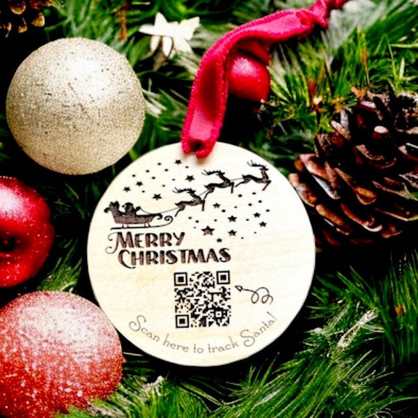 Qr Code Santa Tracking - Etsy
