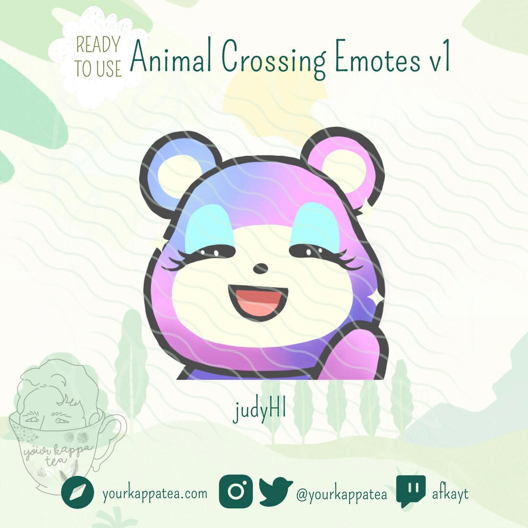 Premade Coco Animal Crossing Twitch Emote | Discord | Ready to Use - Etsy