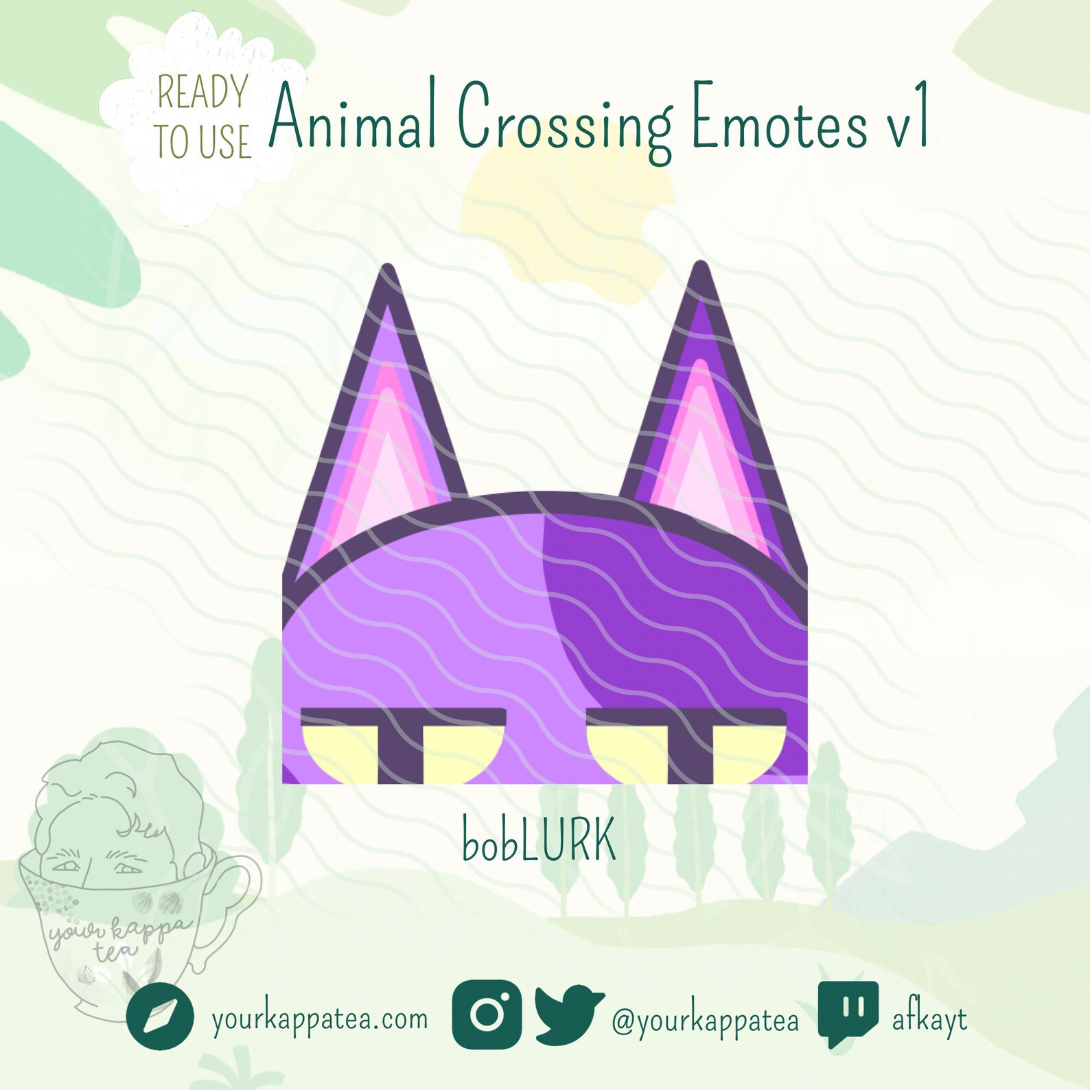 Premade Bob Animal Crossing Twitch Emote | Discord | Ready to Use - Etsy