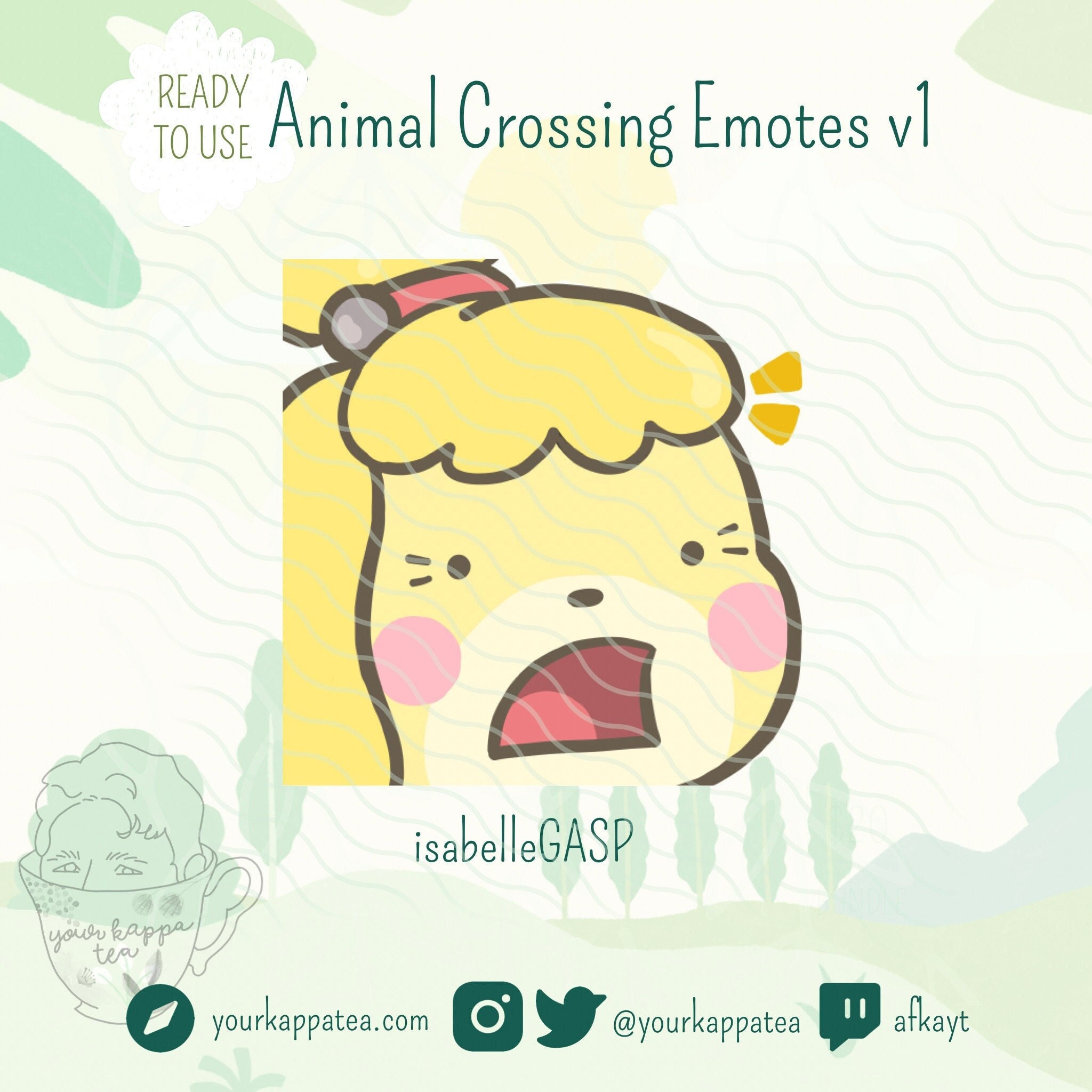 Digital DBD Ghostface Premade Emote for Twitch Discord YouTube Facebook ...