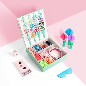 Girl's Hair Accessory Storage Box, Hair Clip Holder, Accessory ...