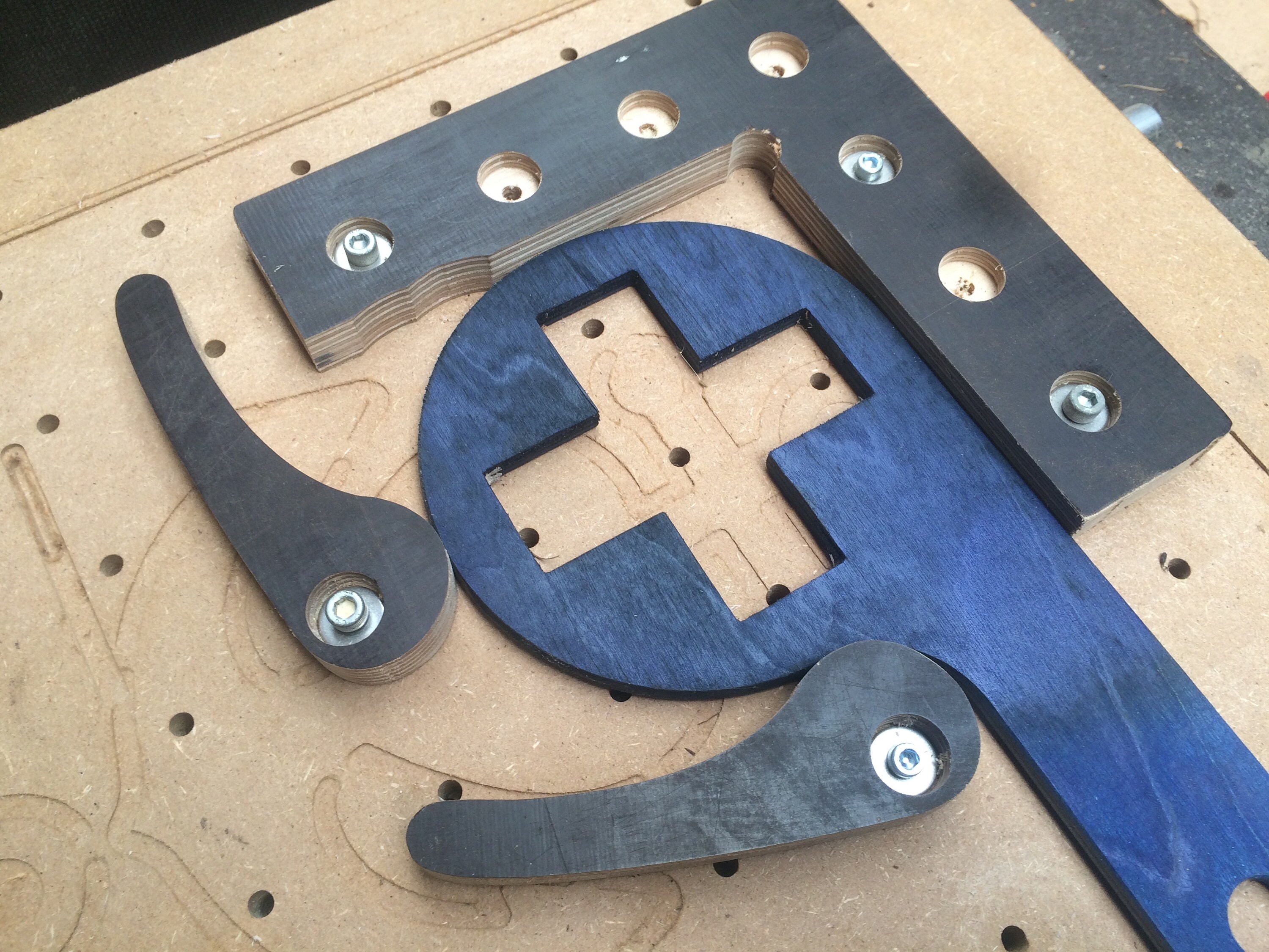 CNC Clamps for Attaching Workpieces to the Spoilboard or Wasteboard ...