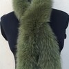 WHITE FROST Fox Fur Scarf - Etsy