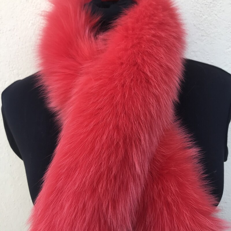 Red Fox Scarf - Etsy