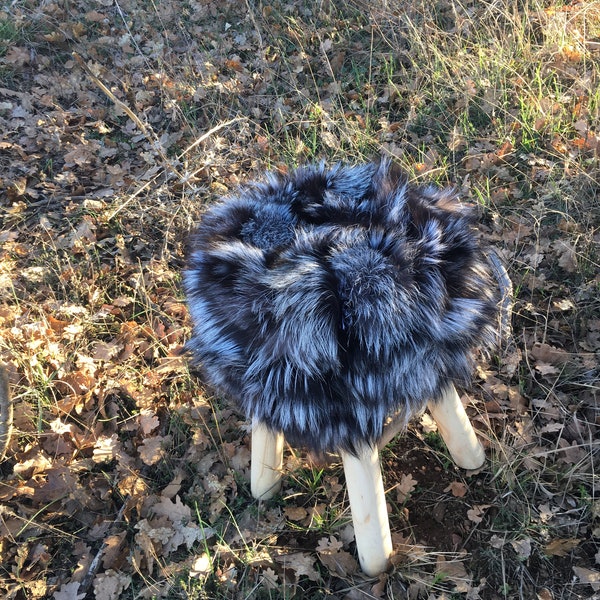 Fur Stool - Etsy