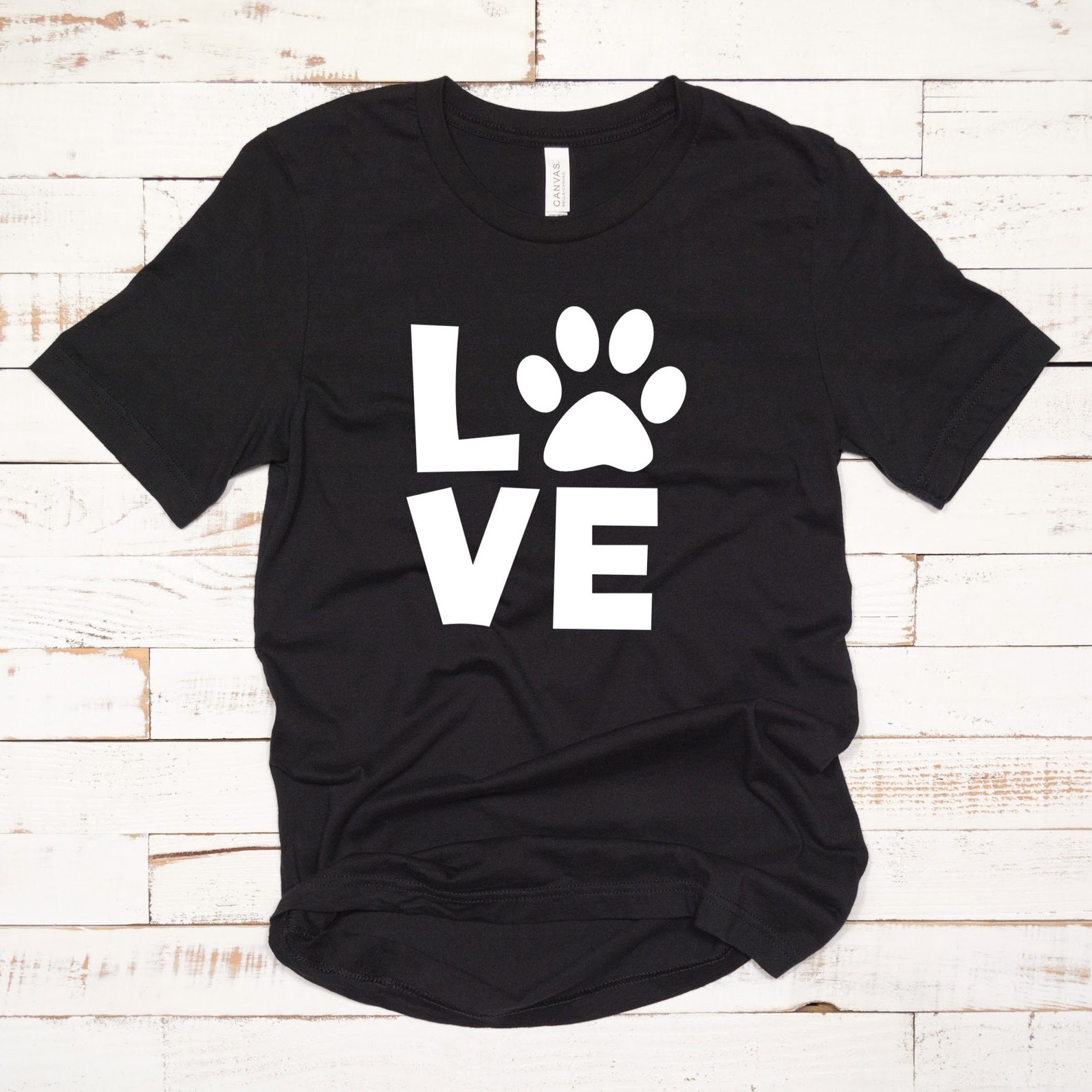 Love Paw Print Love With a Paw Print Love Paw Print Svg - Etsy