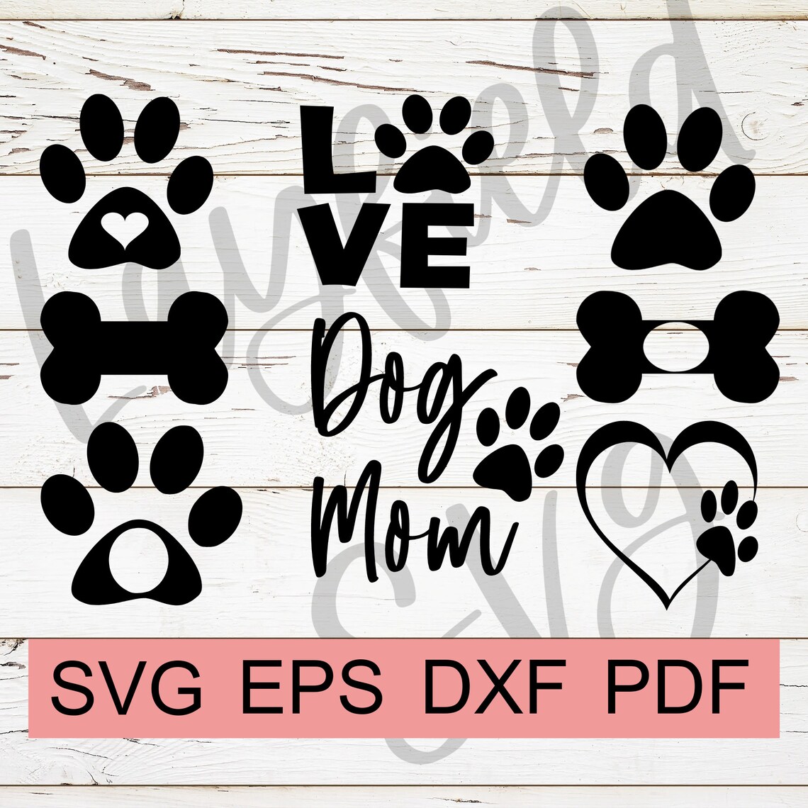 Dog Bundle, Paw Print Svg, Paw Print Svg Bundle, Animal Paw Bundle ...