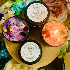Spiritual AF Manifestation Candle - Etsy