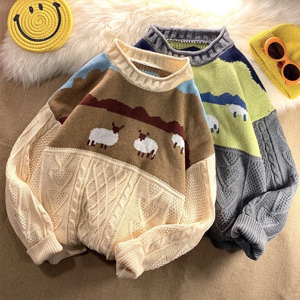 Sheep Sweater - Etsy