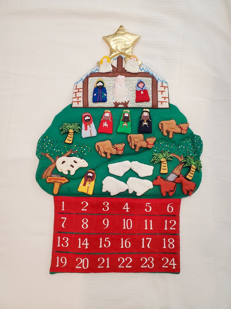 Nativity Advent Calendar - Etsy