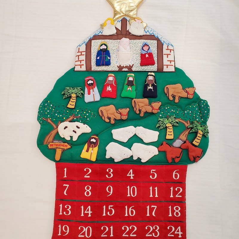 Nativity Advent Calendar - Etsy