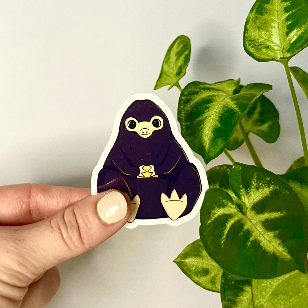 Magical Niffler Style Waterproof Glossy Vinyl Sticker for Planner ...