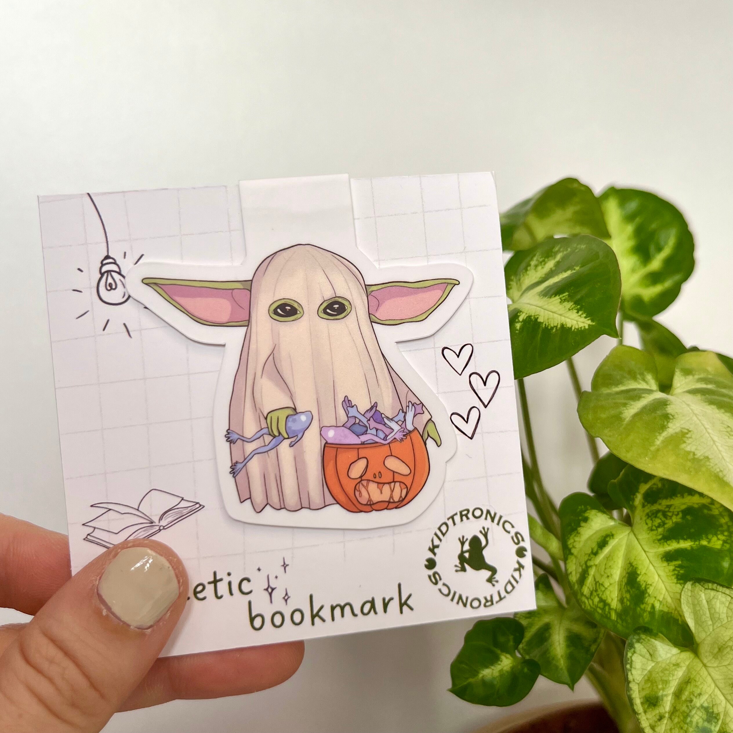 Ghost Grogu Mandalorian Style Matte Magnetic Bookmark - Etsy
