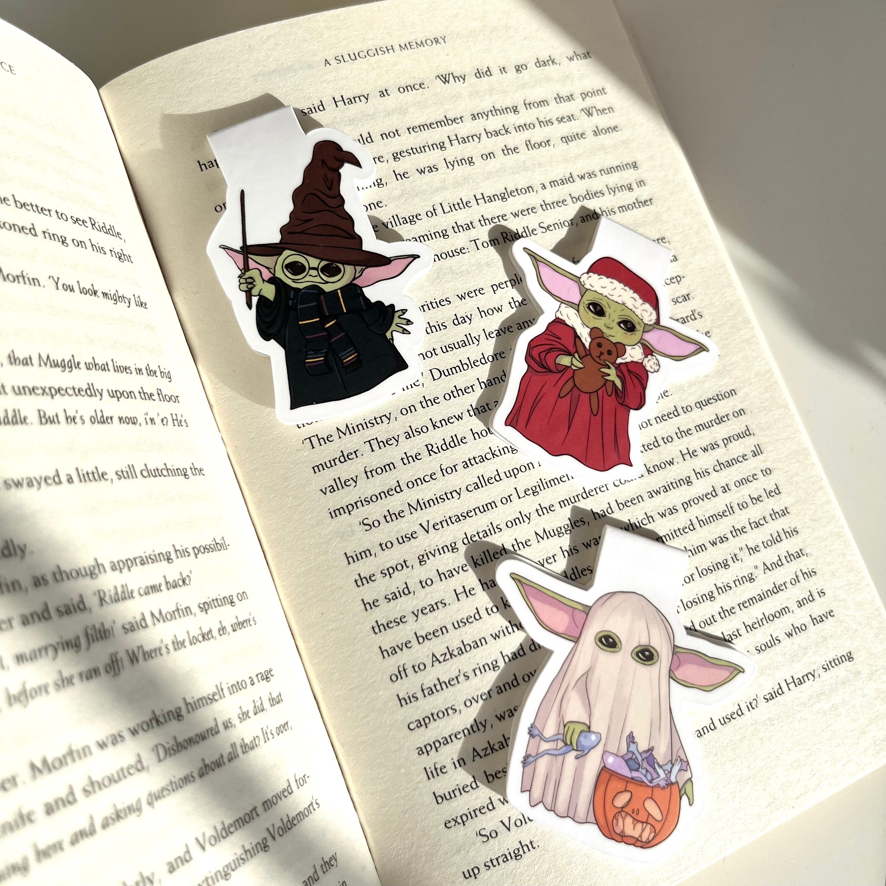 Ghost Grogu Mandalorian Style Matte Magnetic Bookmark - Etsy