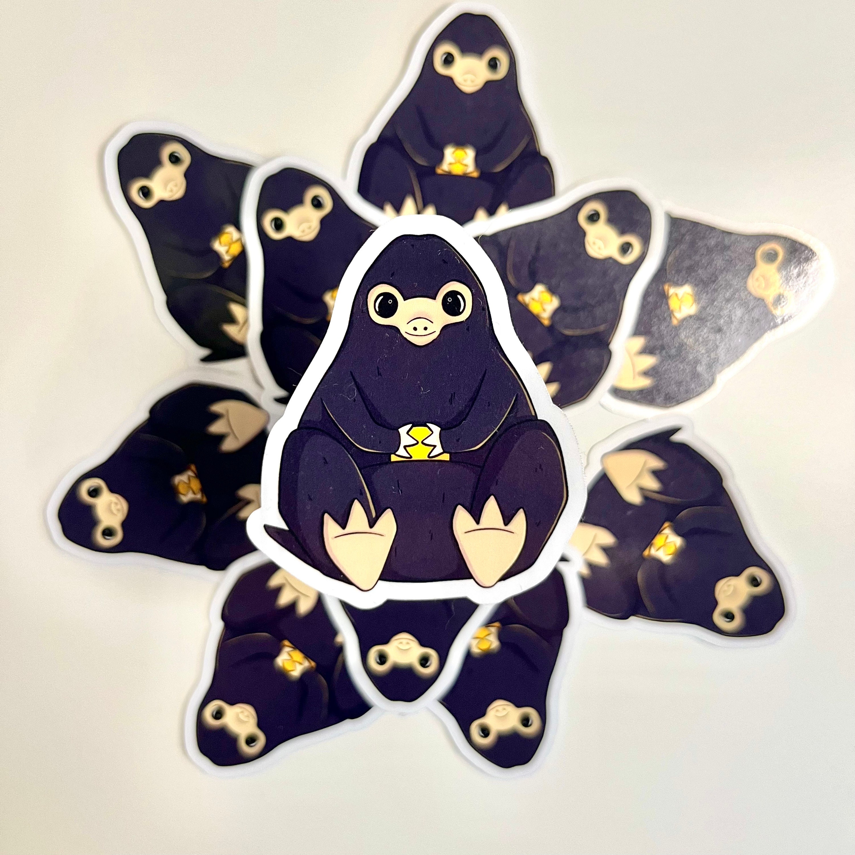 Magical Niffler Style Waterproof Glossy Vinyl Sticker for Planner ...