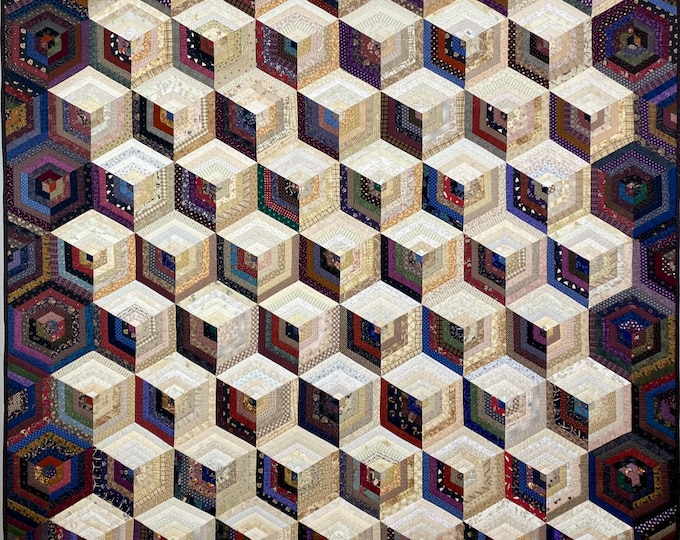 Scrappy Four Patch Chain Quilt Pattern - Etsy Canada