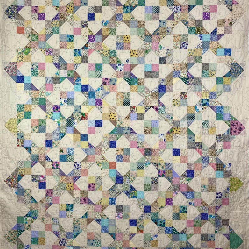 Four Patch Quilt Pattern - Etsy