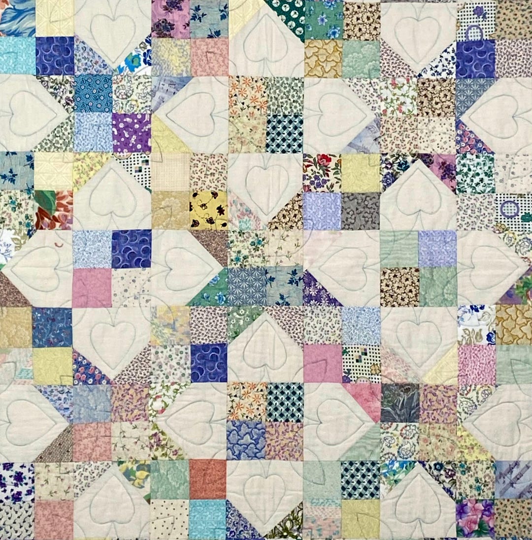Scrappy Four Patch Chain Quilt Pattern - Etsy