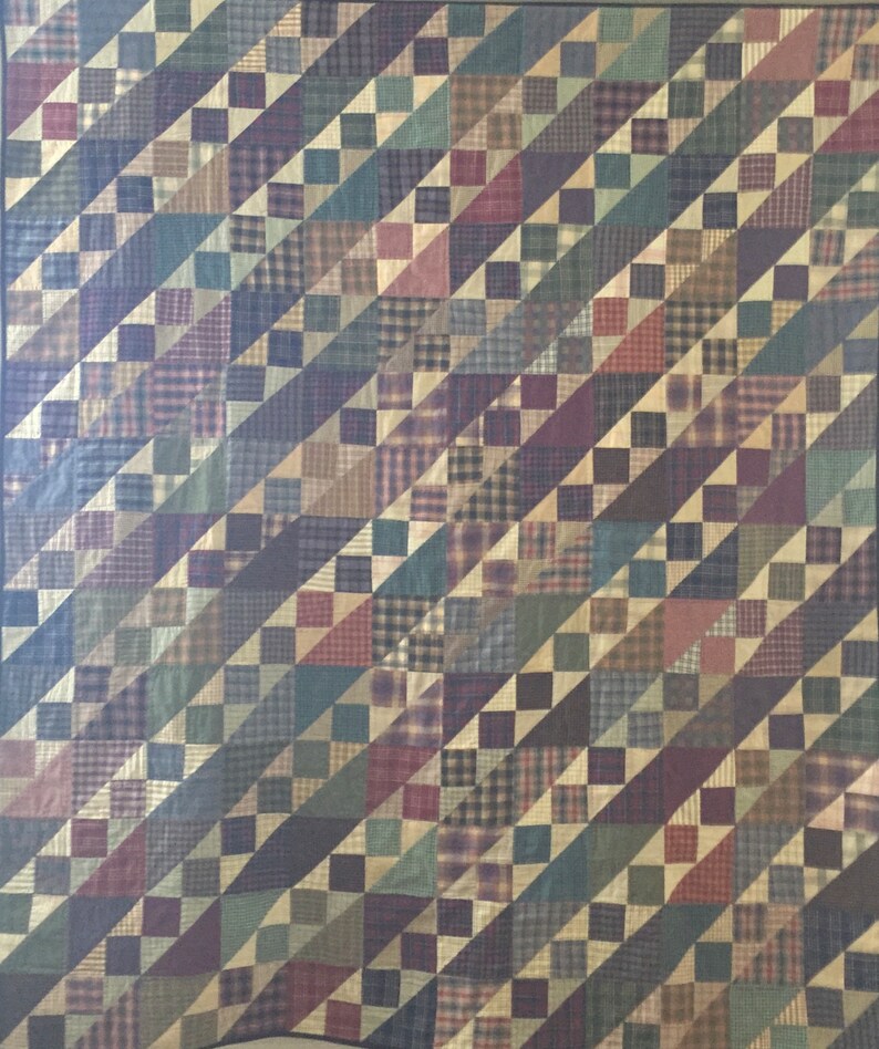 Angles and Squares Quilt Pattern - Etsy