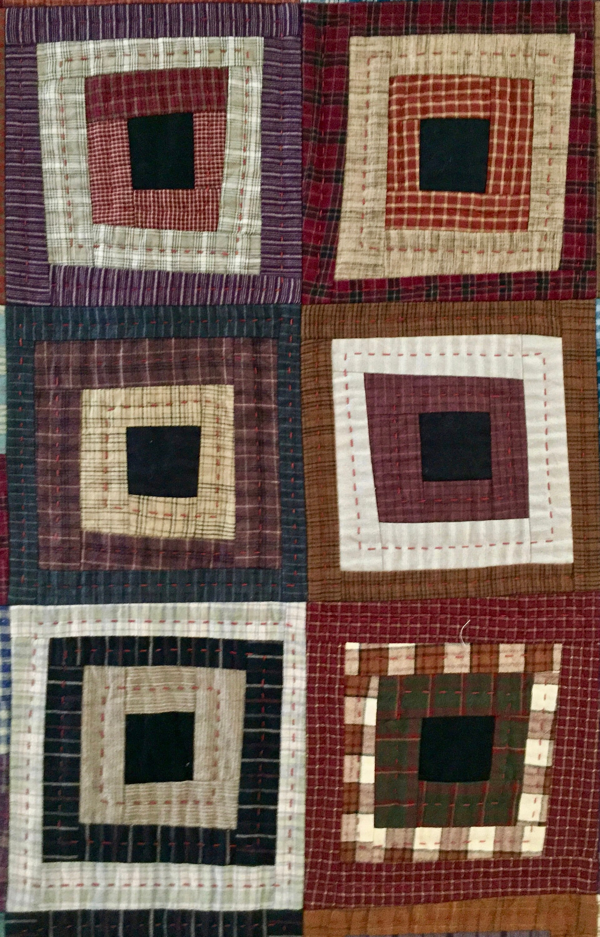 Primitive Log Cabin Quilt Pattern - Etsy