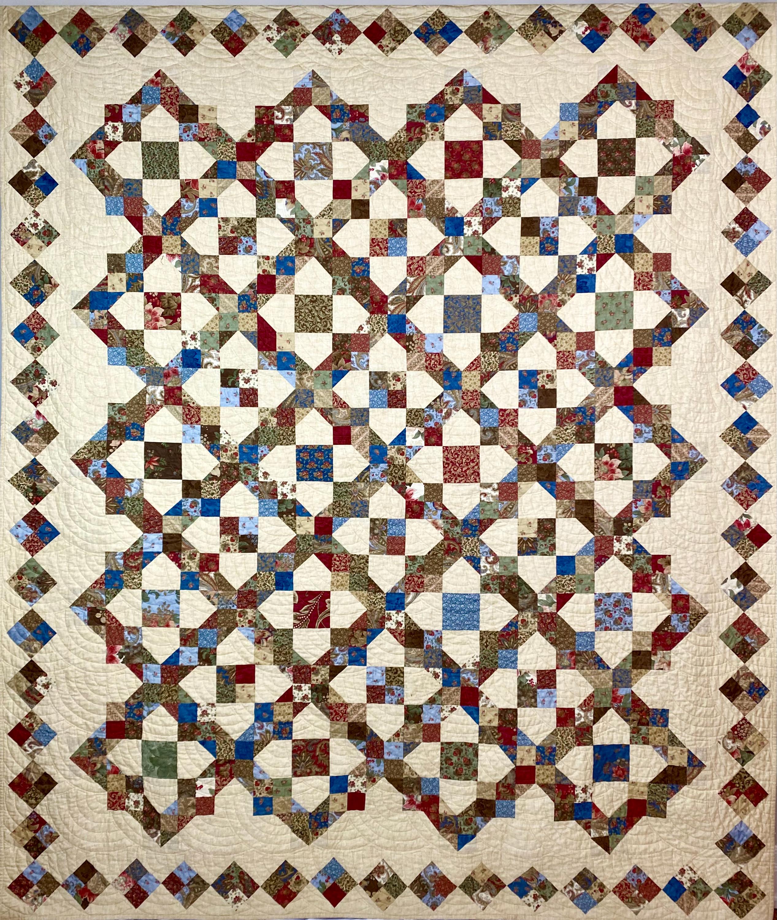 Scrappy Four Patch Chain Quilt Pattern - Etsy