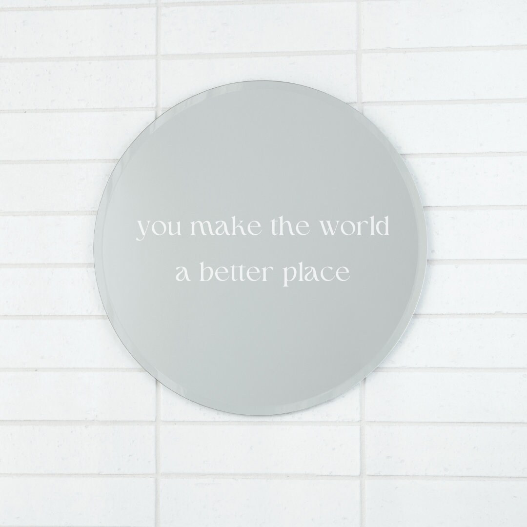 Positive Affirmation Mirror Gallery Wall Decor Self Love Gift Self Love ...