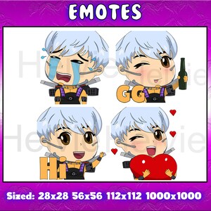 Apex Legends Valkyrie Chibbi Emotes for Twitch, Youtube, Discord, Etc ...