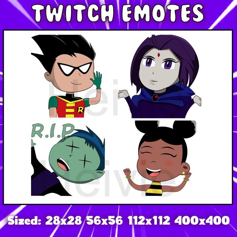 Teen Titans Emotes - Etsy