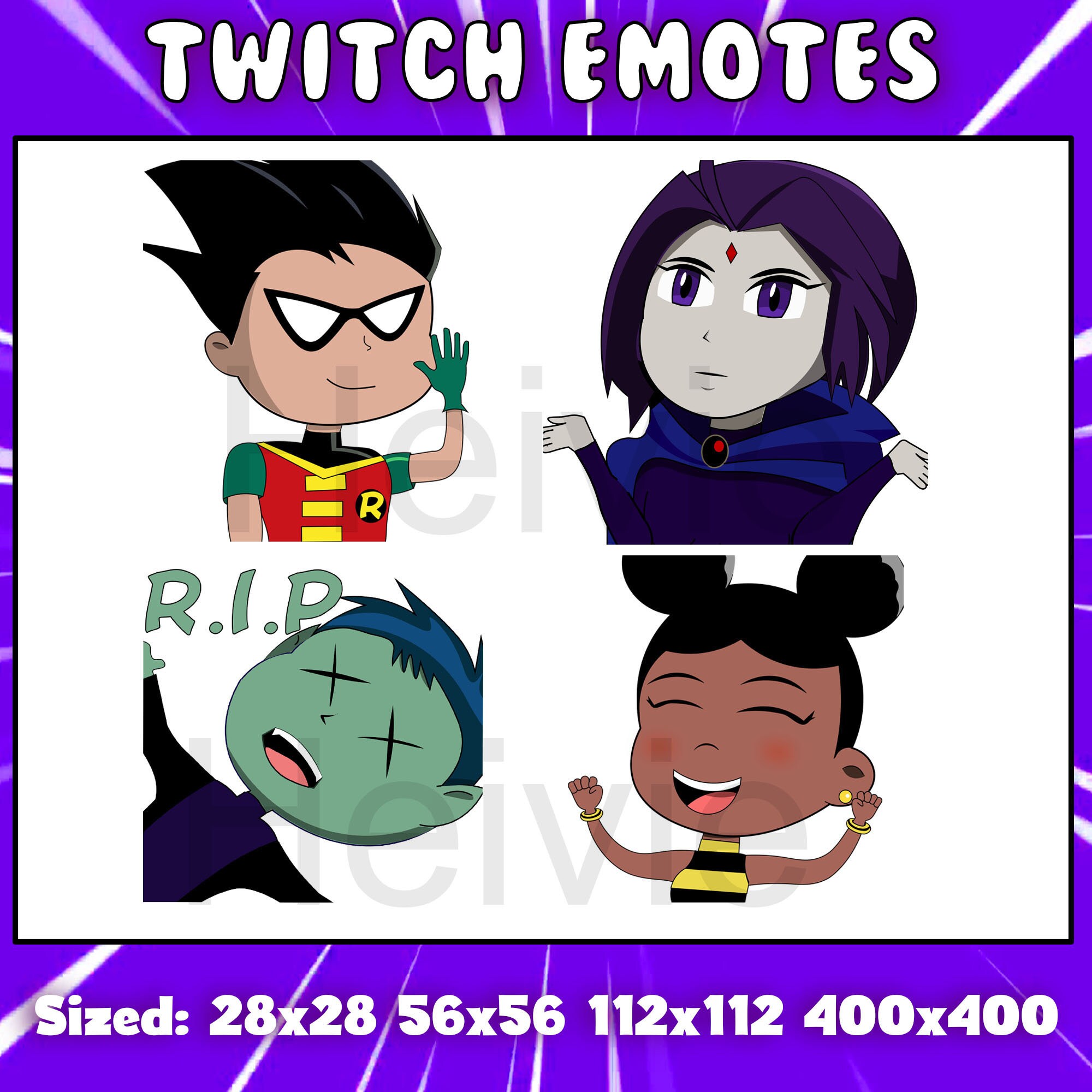 Teen Titans Emotes - Etsy