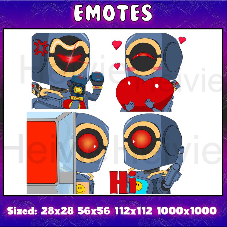 Apex Legends Pathfinder Chibbi Emotes for Twitch, Youtube, Discord, Etc ...