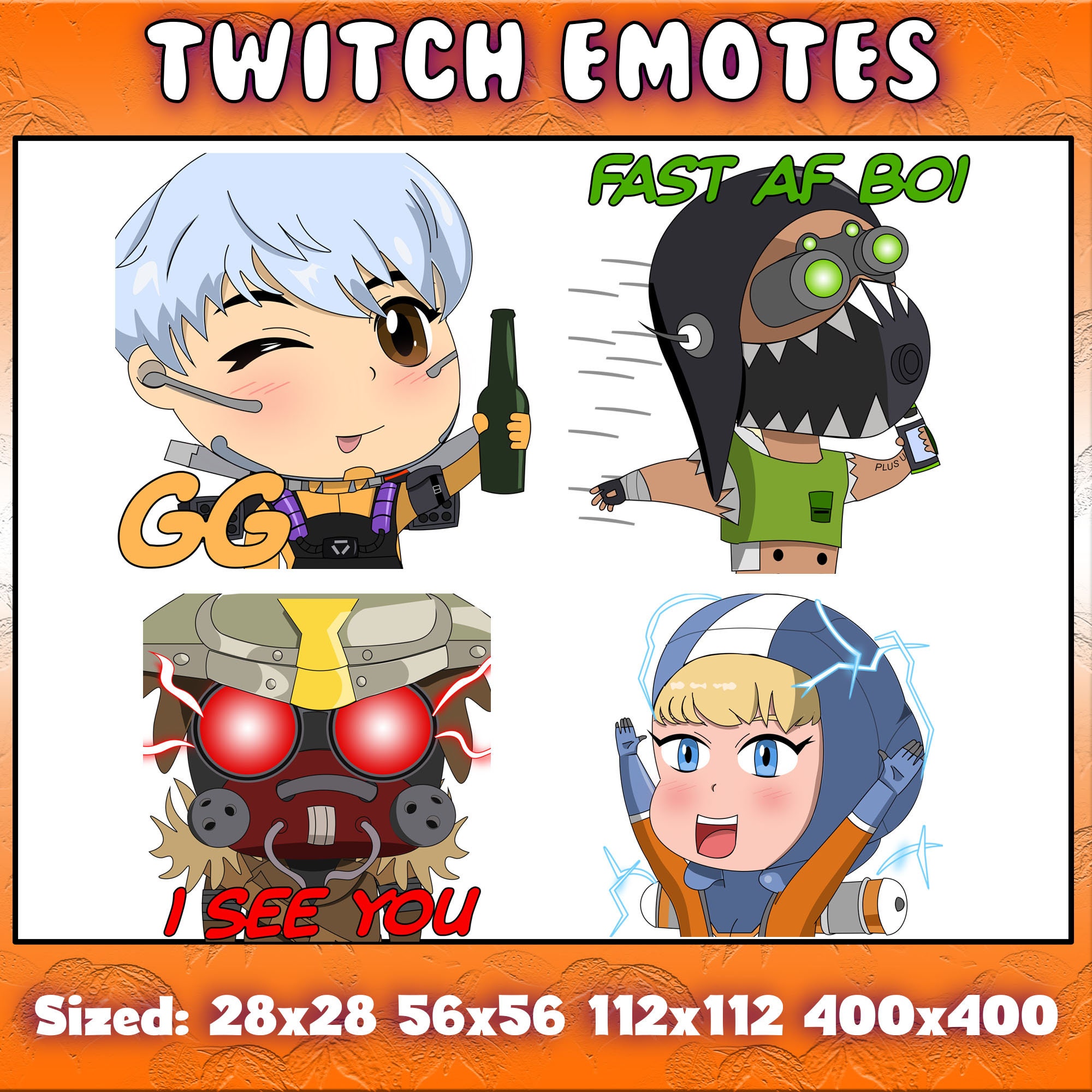 Apex Legends Emotes Twitch/youtube - Etsy