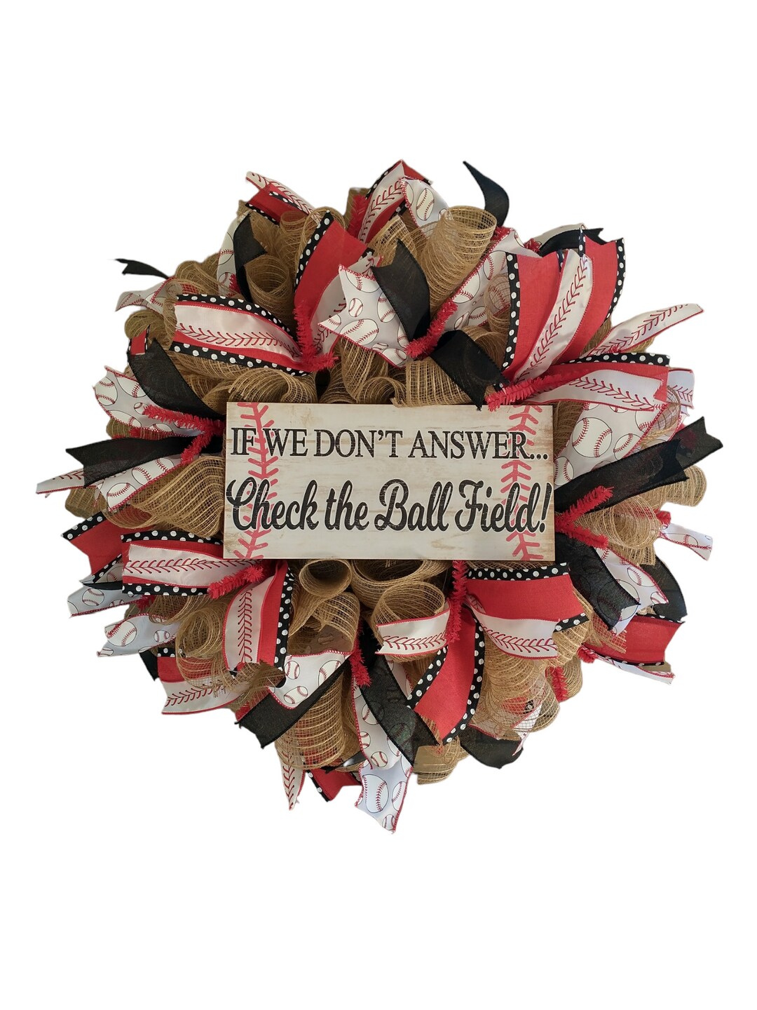 Baseball, Front Door, Wreath, Home Decor, All Season - Etsy