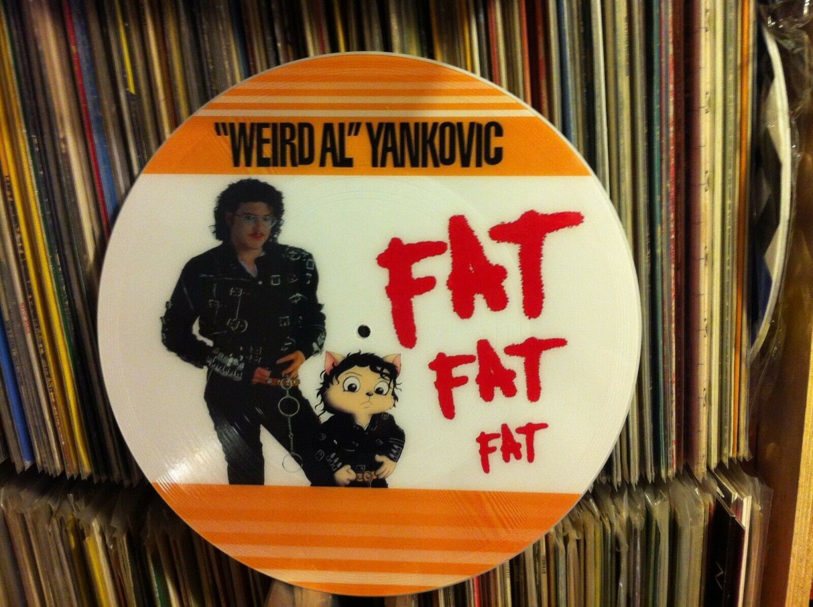 Weird Al Yankovic Fat Michael Jackson Bad 12 Rare Lp Etsy