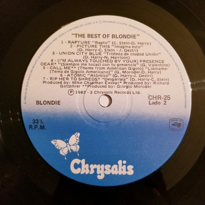 Debbie Harry - the Best of Blondie Greatest Hits - Heart of Glass ...