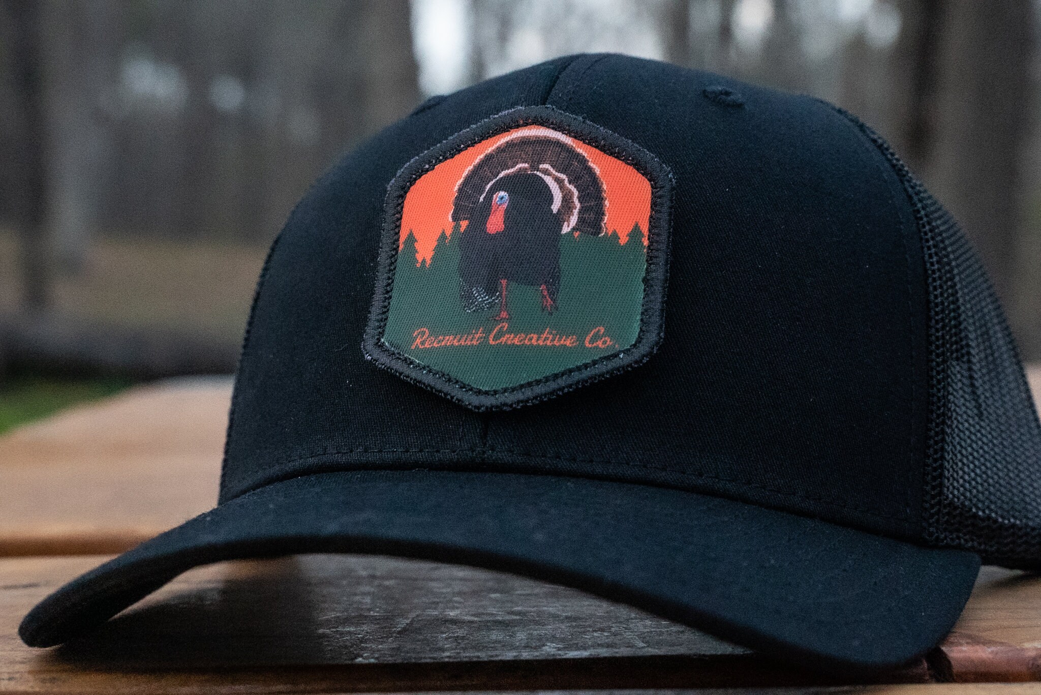 Recruit Creative Co. Full Strut Turkey Hat, Turkey Hunting Cap, Turkey ...