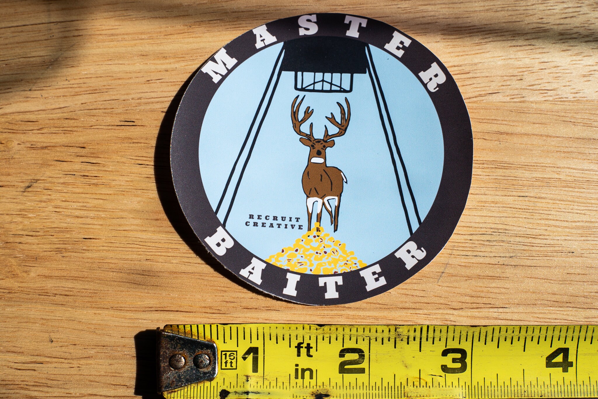 Master Baiter Sticker, Funny Hunting Sticker, Fishing Master Baiter ...