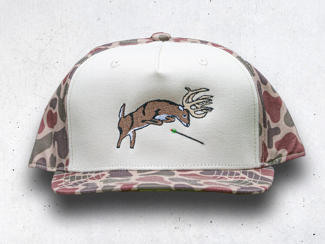 Bowhunter Snapback, Deer Hunting Hat, Old School Deer Hunting Hat, Bow ...