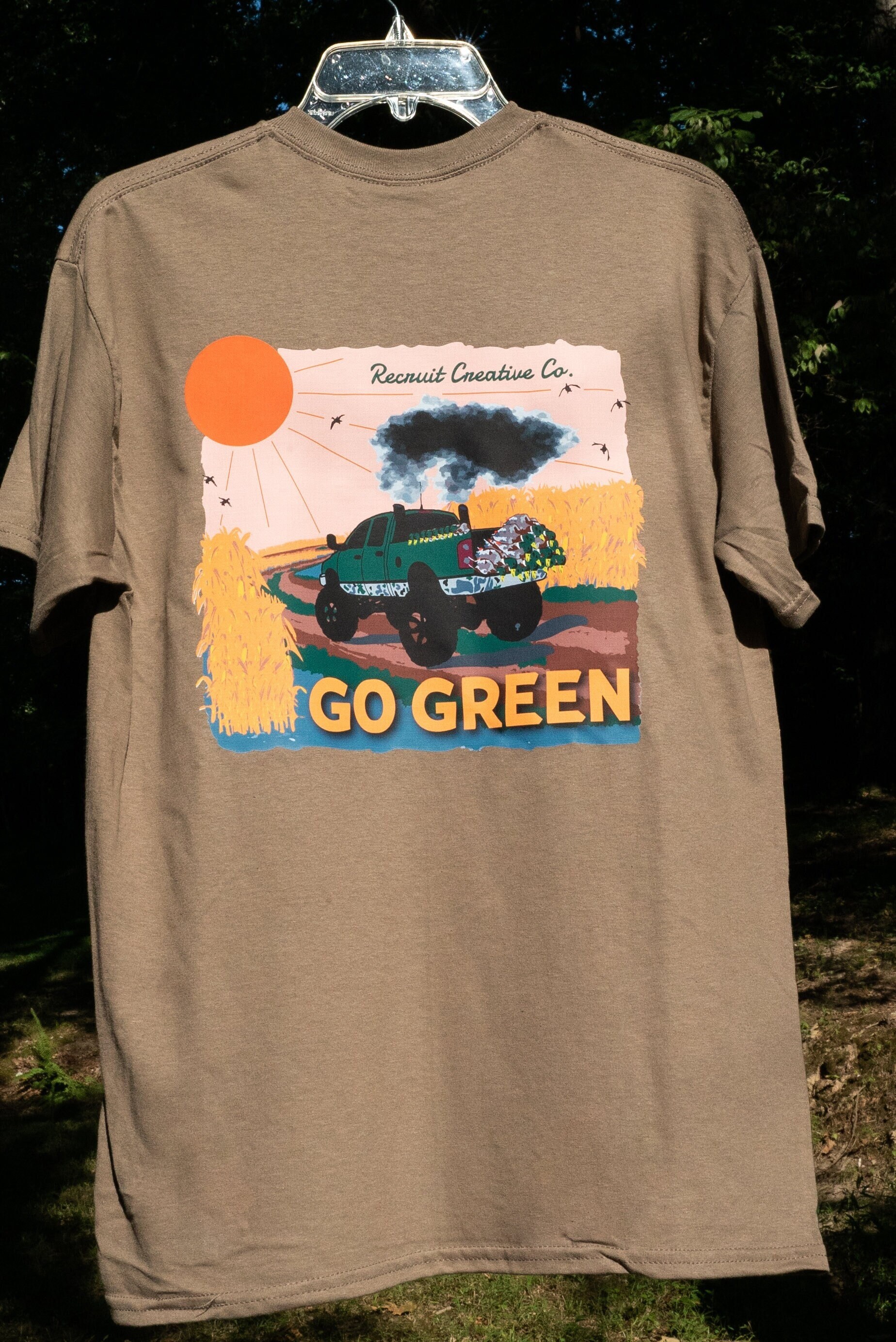 Go Green-greenhead Duck Hunting Shirt, Mallard Duck Hunting, Duck ...