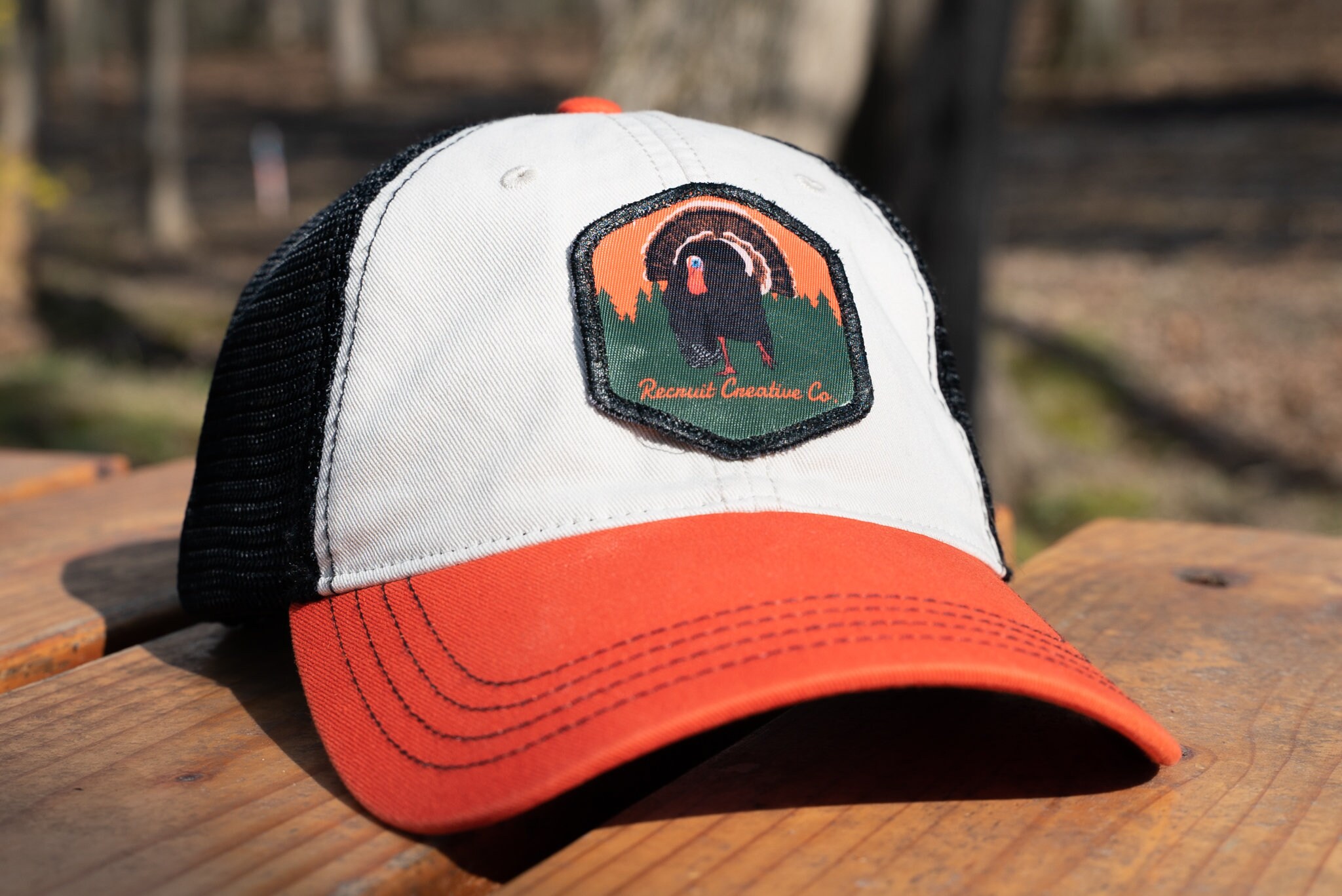 Recruit Creative Co. Full Strut Turkey Hat, Turkey Hunting Cap, Turkey ...