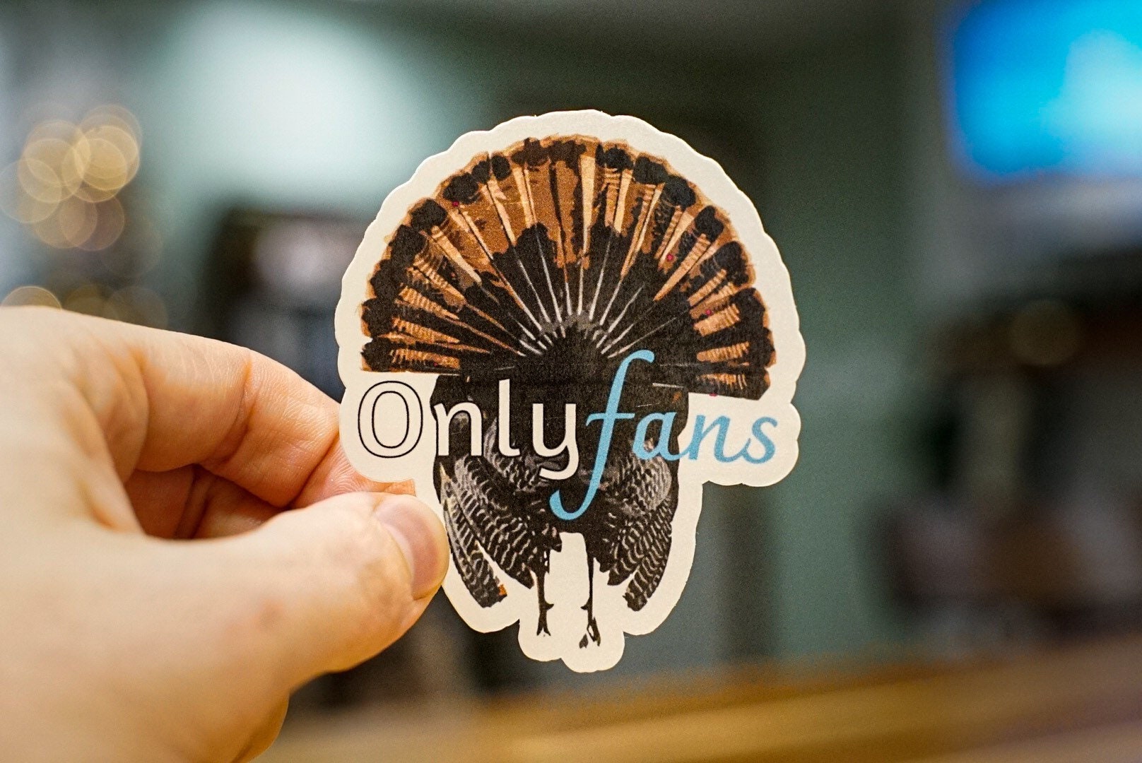 Only Fans Turkey Hunting Sticker, Funny Hunting Sticker, Laptop Sticker ...