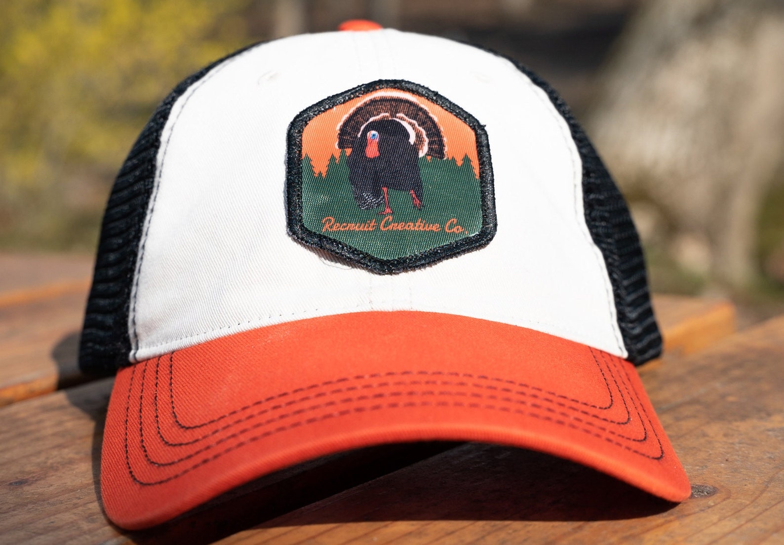Recruit Creative Co. Full Strut Turkey Hat, Turkey Hunting Cap, Turkey ...