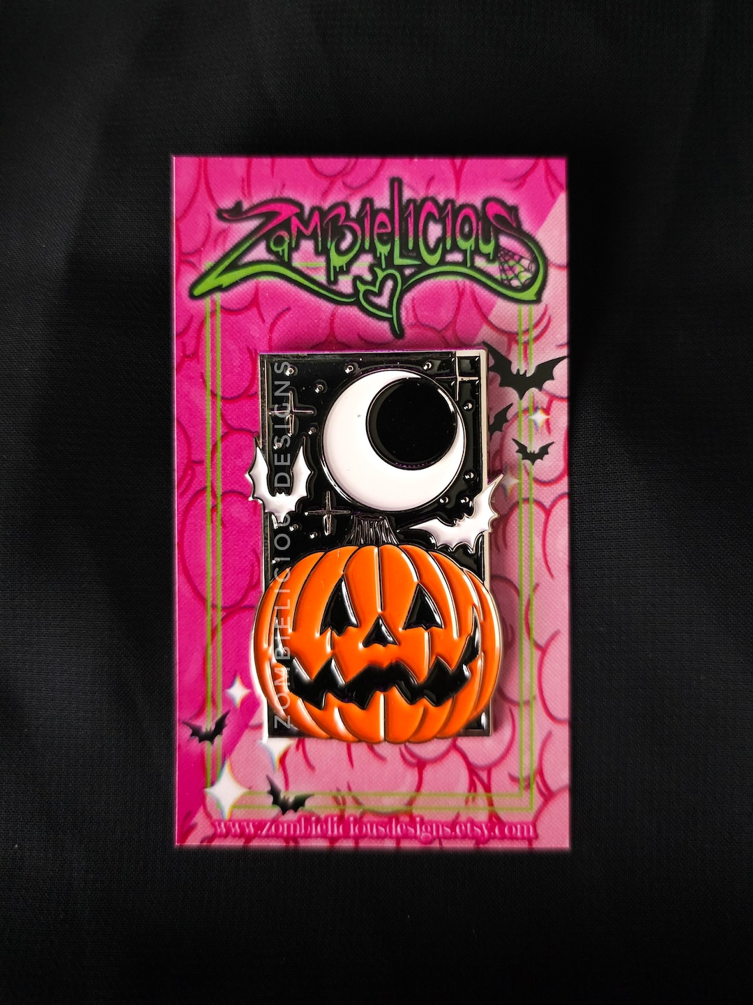 Halloween Pumkin Pin | Soft Enamel Pin | Jack O Lantern | Spooky Cute ...