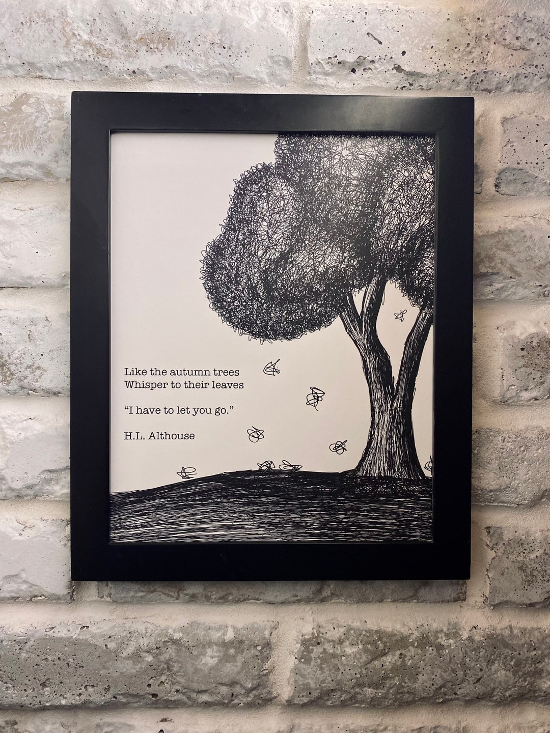 Autumn Tree Poem - Etsy