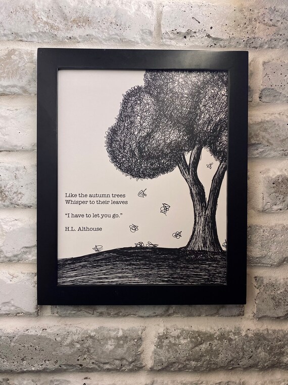 Autumn Tree Poem - Etsy