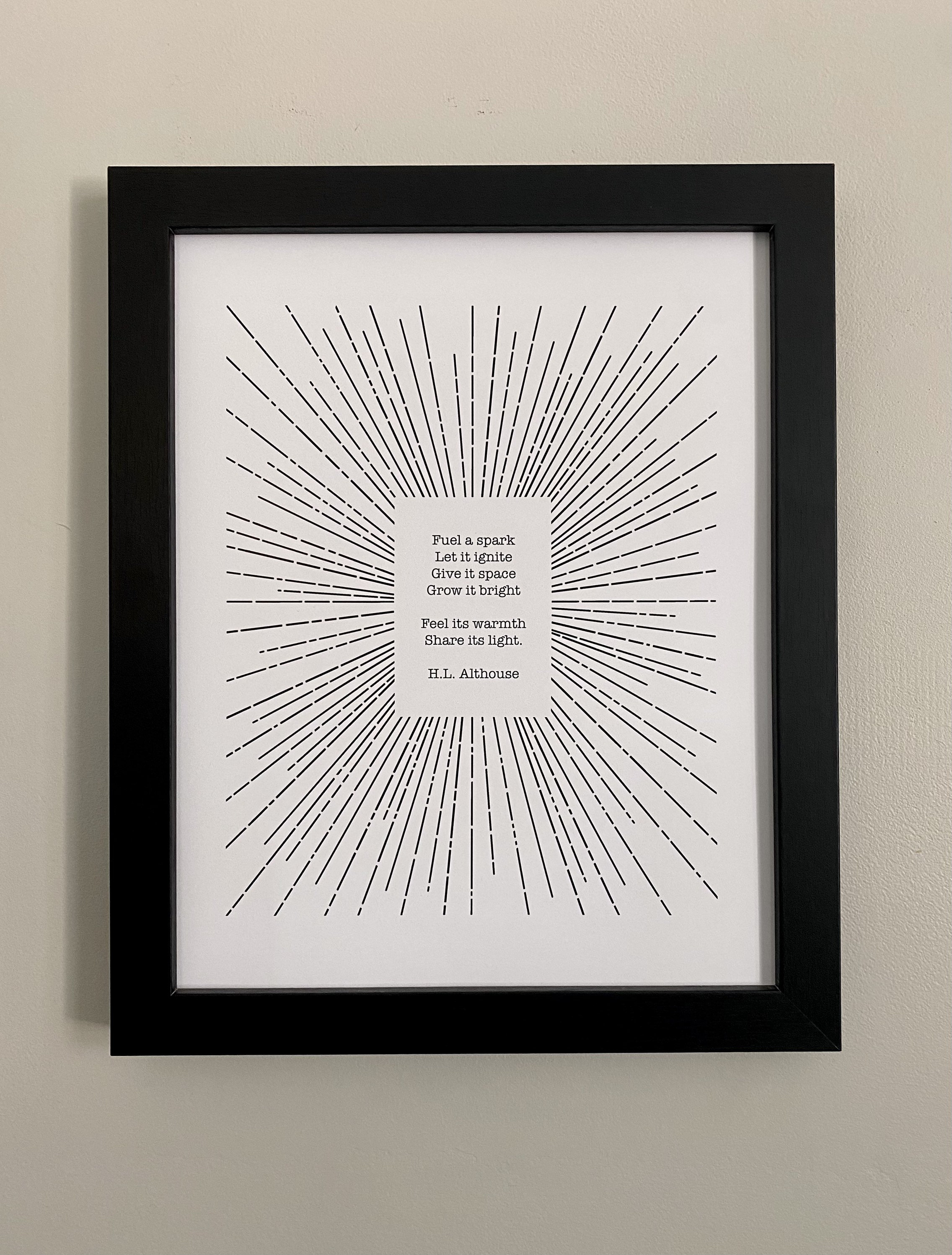 Fuel the Spark Poem - Etsy