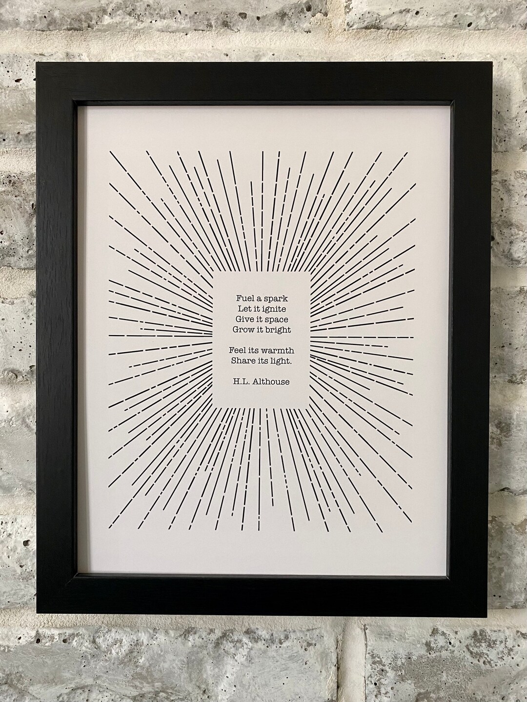 Fuel the Spark Poem - Etsy