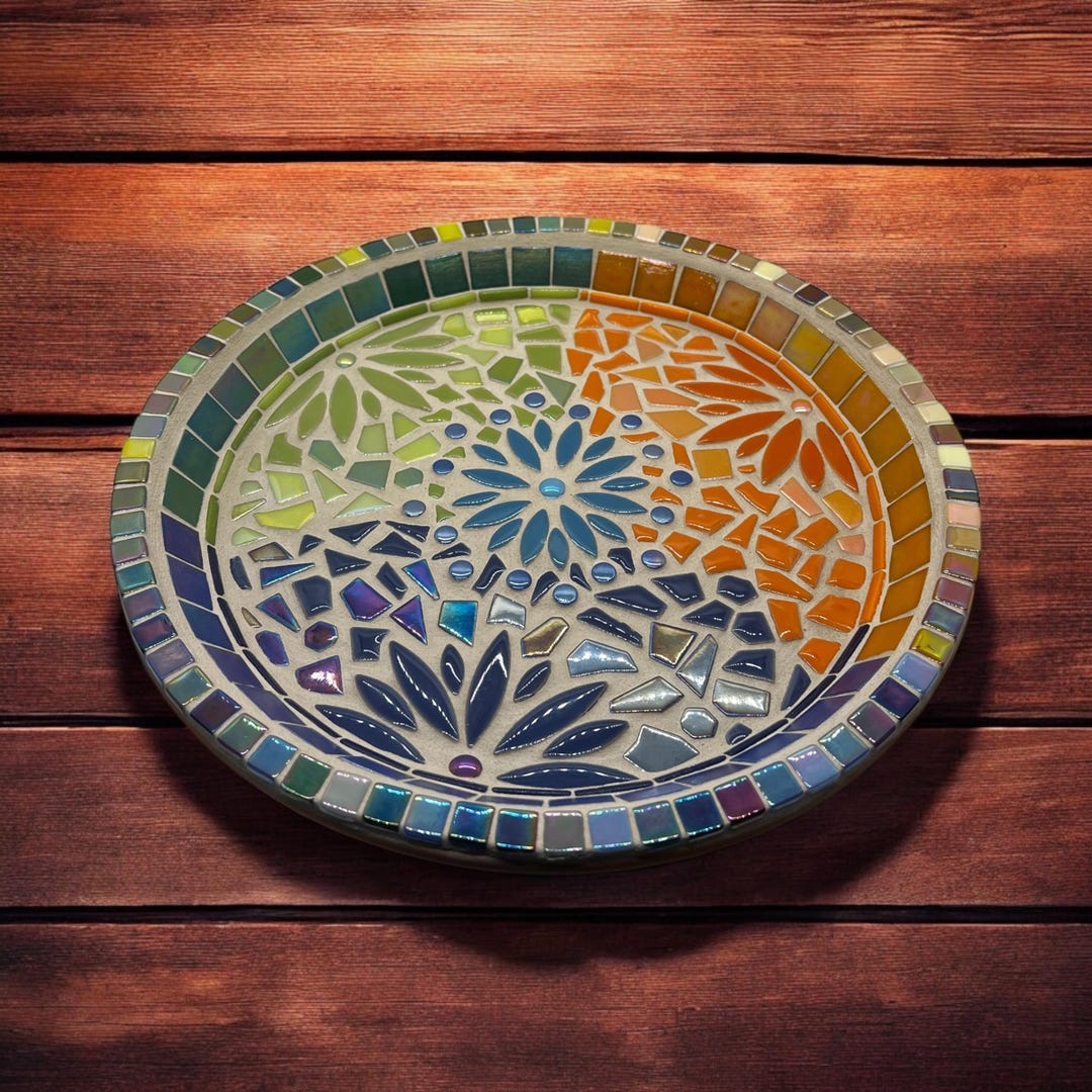 Guatemalan Inspired Home Decor/ Outdoor Water Station for Birds, With ...