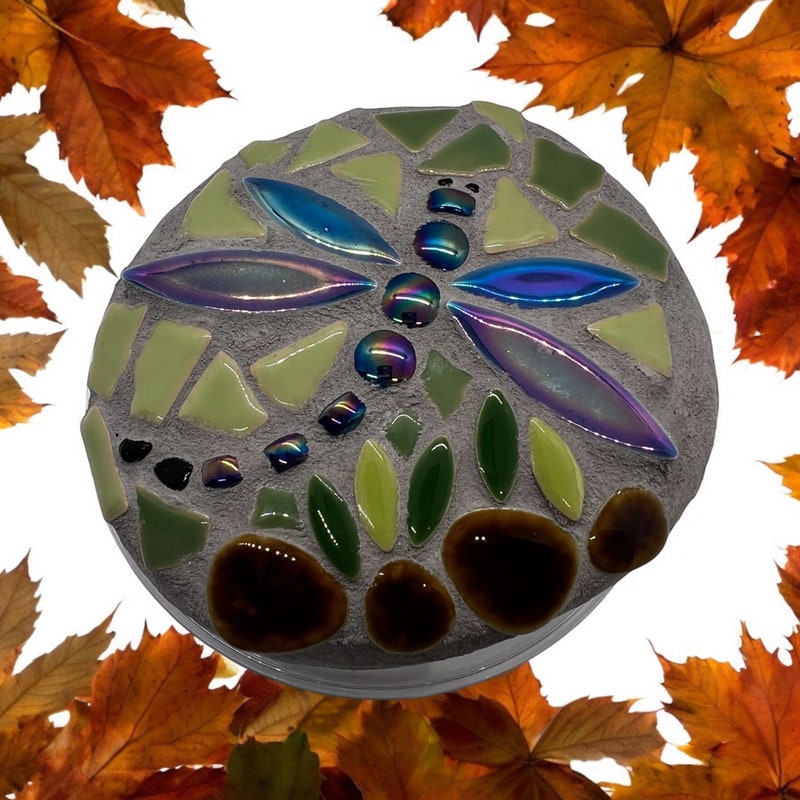 Mosaic Dragonfly - Etsy