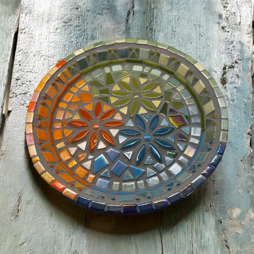 Guatemalan Inspired Home Decor/ Outdoor Water Station for Birds, With ...